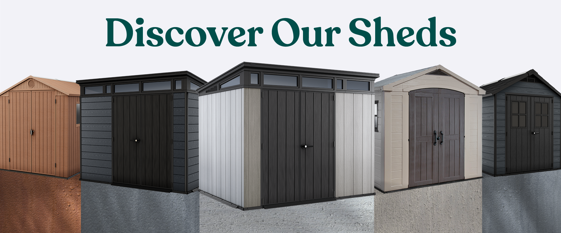 Explore Our Outdoor Storage Shed Collections - Keter US